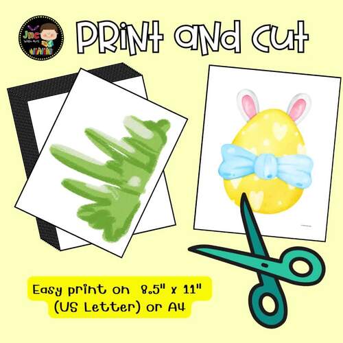 Easter Bulletin Board Kit Spring Bunnies Classroom Door Decor Editable