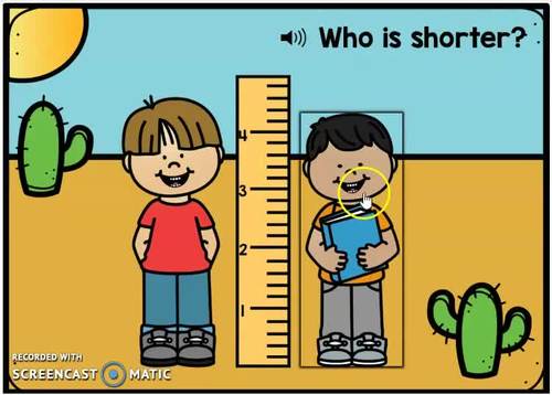 Comparing Measurement Boom Cards for Kindergarten by Terrific Teaching ...