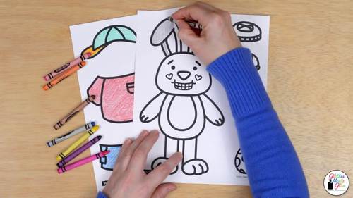 Easter Bunny Craft, No Prep Writing Activities, Template, & PowerPoint ...
