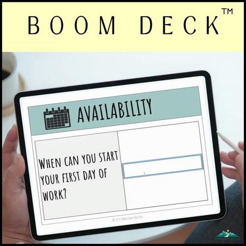 Job Application Practice | BOOM CARDS Activity | SPED Vocational Job Skills