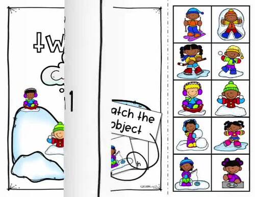 Interactive Adaptive Book In The Winter We Can Pre-K Special Education