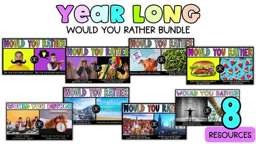 Would You Rather Activities - Digital Resources Bundle by KJ Inspired ...
