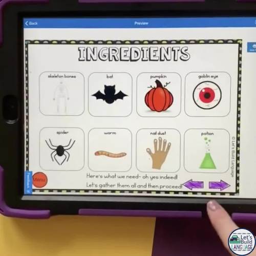 Let's Make Witch's Stew Boom Cards™: Interactive Halloween Sentence ...