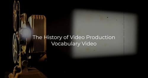 History of Video Production Unit: Printable & Digital | TPT