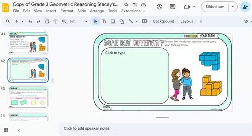 Grade 3 Geometry Ontario Math Digital Slides | Worksheets | Assessments