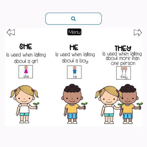 Spring Pronouns | Boom Cards for Speech by Speechin Made Easy | TPT
