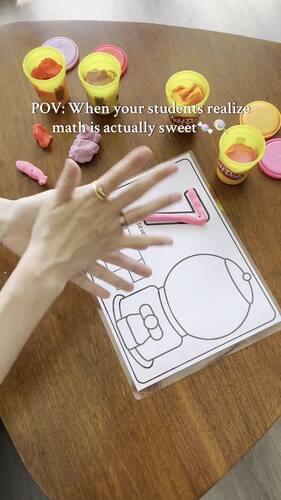 Numbers 0-20 | Play-dough Mats | Fine Motor Activity by The Little Campus
