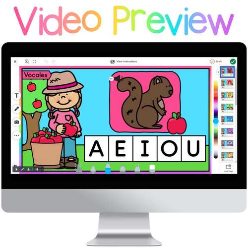 Centros de Septiembre - Las Vocales by The Bilingual Rainbow | TPT