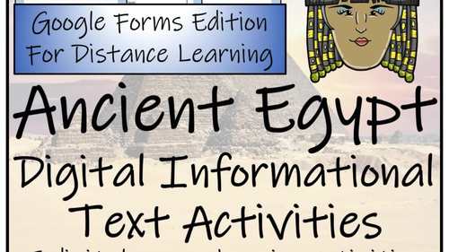 Ancient Egypt Close Reading Bundle Digital & Print | 3rd Grade & 4th Grade