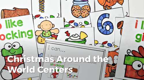 Christmas Around the World Center Activities | TPT