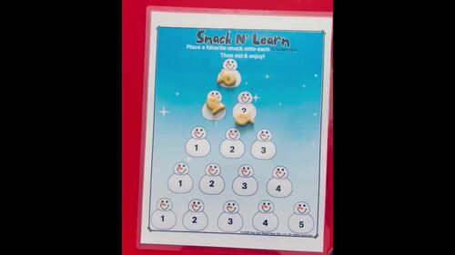 Winter Math Numbers Mat Bundle | Snowmen Snowflake New Year Counting ...