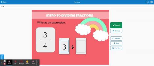 5.NF.B.7 Introduction to Dividing Fractions by Math Mom Repeat | TPT