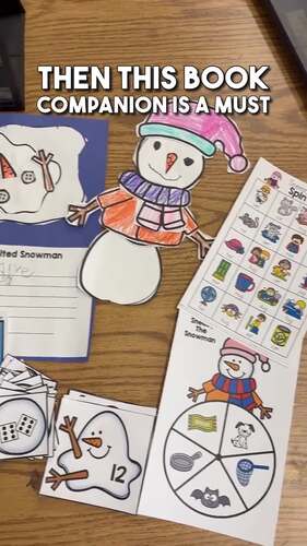 Sneezy the Snowman Activities, Craft, Sequencing, Writing ...
