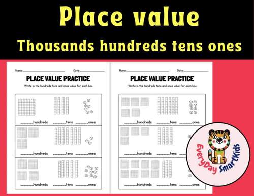 Mastering Place Value Worksheets | Thousands, Hundreds, Tens, and Ones