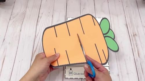 Life Cycle of a Carrot- Spring Craft-Easter Craft by Liv and Leb