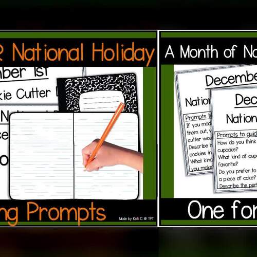 Journal Writing Prompts for The Daily National Holidays in December by ...