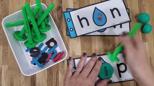 SPRING Missing Sound CVC SMASH Cards - Morning Work Tubs, Centers