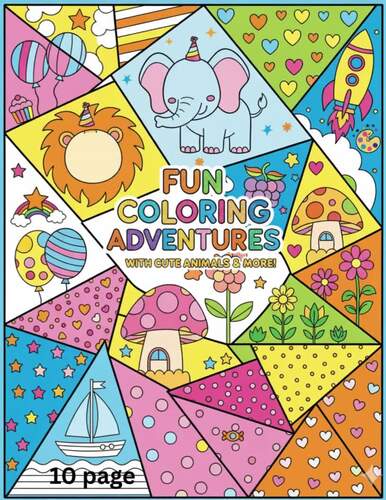 Fun Coloring Adventures: A Creative Journey for Kids by FUN Teaching Garden