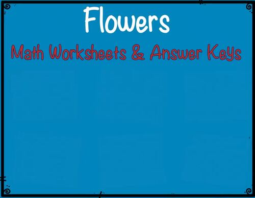 Flowers Themed First Grade ELA and Math Worksheets | TPT