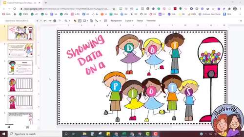 Representing Data on a Dot Plot - Google Slides Digital Geometry Activity