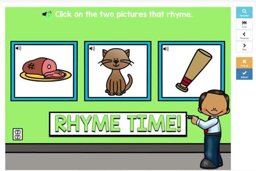 Rhyming Words Boom Cards by Practical Primary Teacher | TpT