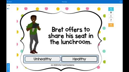 Friendship Healthy Vs. Unhealthy Boom Card TM Bundle by Informed Decisions