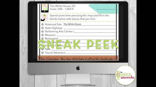 NO PRINT Mapping Out Language Washington, DC - MS&HS by The Speech Serenade