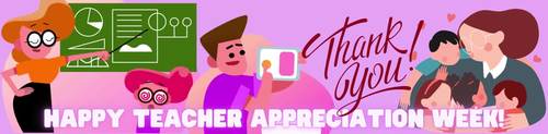 HAPPY TEACHER APPRECIATION ANIMATED BANNER | GOOGLE HEADER | GOOGLE ...