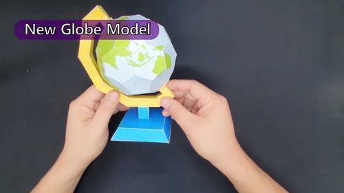 DIY 3D New Paper Globe, Earth Globe, Science Activity, Plate Boundaries ...
