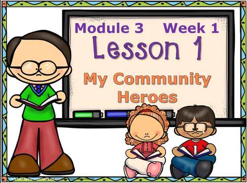 Into Reading, Kindergarten, Module 3, PowerPoint/Google Slides ...