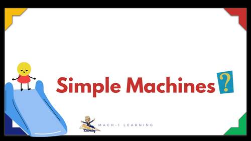 Simple Machines Rhyming Poems - Pulley, Ramp, Lever, and Wheel - Axle