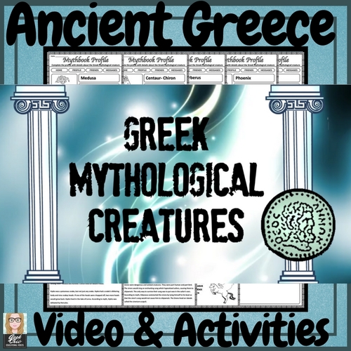 Ancient Greece Mythological Creatures Video, Digital Task Cards ...