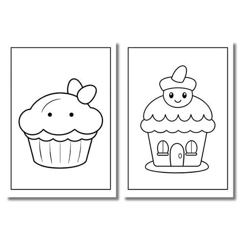 bakery coloring pages