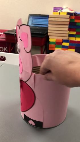 Pig Valentine's Card Holder by A Walk in My Shoes | TPT