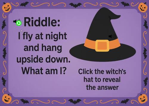 Halloween Riddles and Jokes | Interactive Boom Cards Game by AB-A-okay