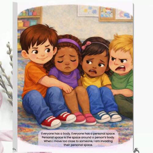 Social Story about Personal Space: I Can Stay In My Bubble | TPT