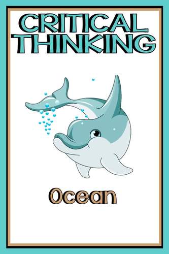 CRITICAL THINKING TASK CARDS Ocean Vocabulary Fractions by Barbara Evans