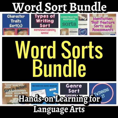 Language Arts Word Sorts Bundle by Interactive ELA | TpT