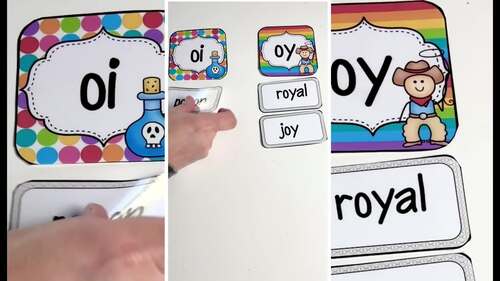 Diphthongs: oi oy , Word Work, Independent Work, Games by The Way I Teach