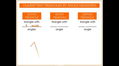 Classifying Triangles Teaching PowerPoint 7th Grade Math by Kacie Travis