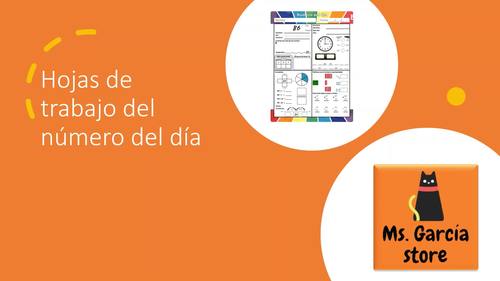 Números del día 1 al 5 modelo B by Ms Garcia Store | TPT