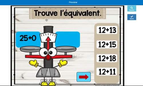 French Math Boom Cards I Algebra (addition) Distance Learning | TPT