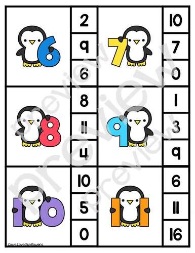 Animal Clip Cards 0 to 20 - Number Recognition With Practice Worksheets ...
