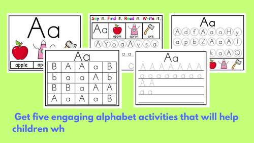 Kindergarten Intervention Alphabet & Letter Activities for Literacy