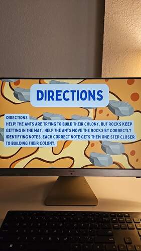 Ant Colony Summer Treble Clef Lines Interactive Elementary Music ...