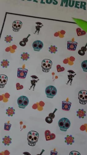 Día de los Muertos I Spy Worksheet | Day of the Dead Number Counting ...