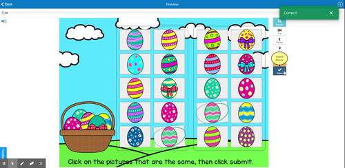 No Prep Easter Egg Digital BOOM Cards™ by CreativeCOTA LLC | TPT
