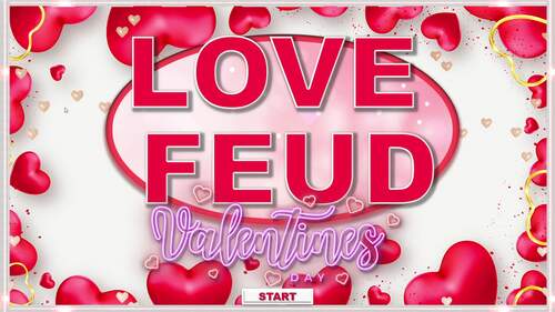 Valentine Trivia Game - Family Feud Game by The Game Room Party Games