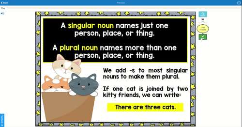 Plural Nouns Boom Cards by Second Grade Smiles | TPT