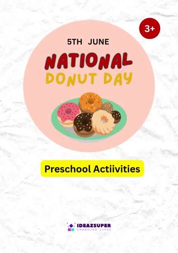 National Donut Day Worksheets | Math Counting & Fun Food Activities